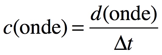 Vitesse (v) & célérité (c) - phychiers.fr